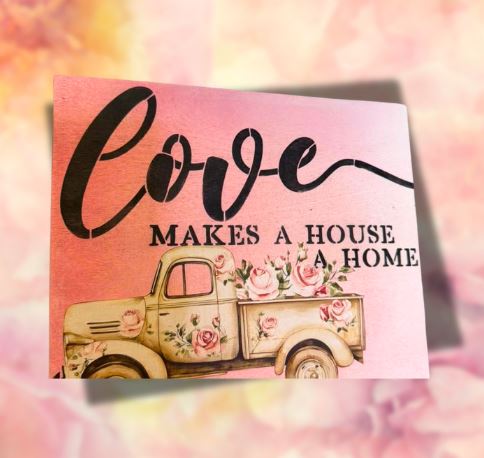 💗 Pink Ombre Perfection: A Valentine Sign with Bold Style - Essential ...