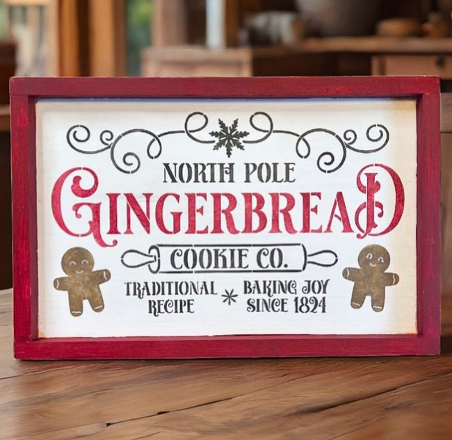 Sweeten Your Holiday Décor with This Gingerbread Sign Project 🍬🎨 ...