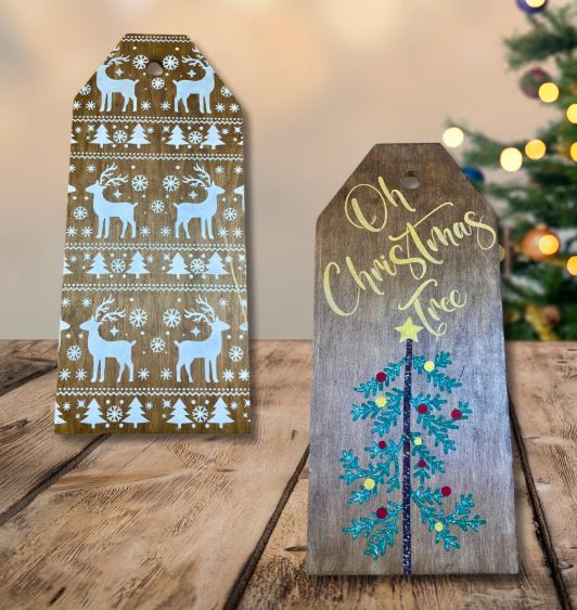 Two Looks, One Tag: Create a Festive Reversible Christmas Sign! 🌟 ...