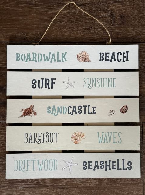 DIY Coastal Word Cloud Sign with Sharon Hankins - Essential Stencil