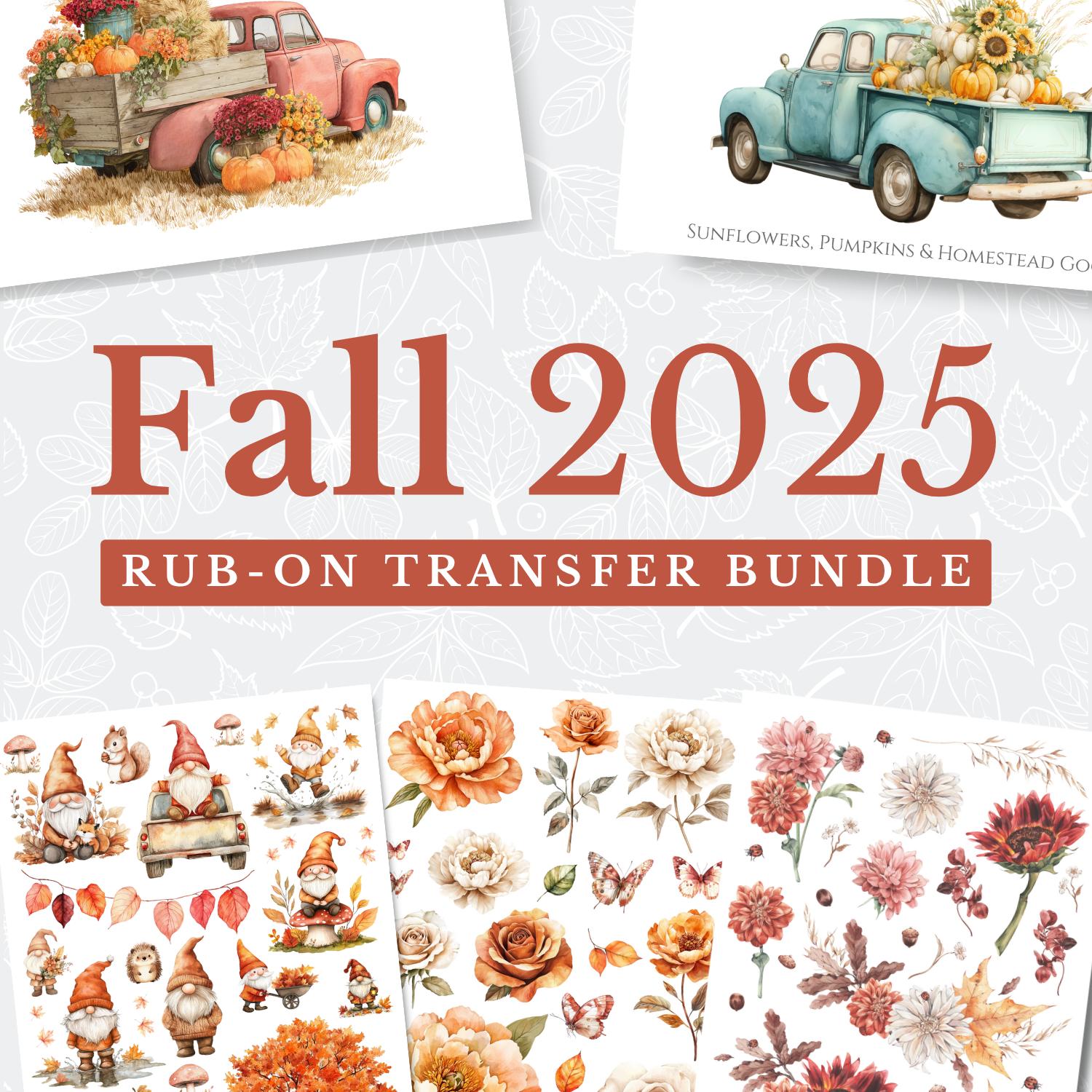 Essential Stencil Rub On Transfer Collection: A New Way to DIY