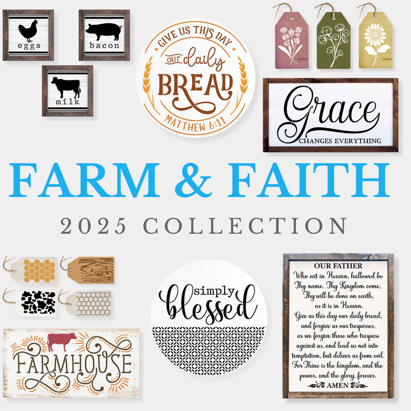 Farm & Faith 2025 - Essential Stencil
