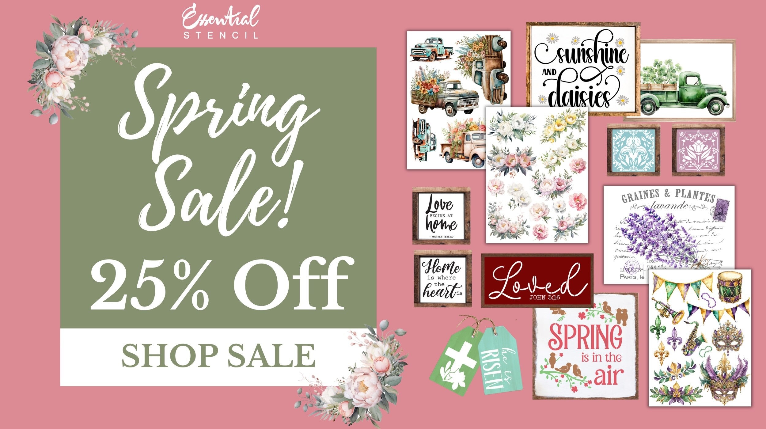 Premium Sign Stencils for Painting on Wood | DIY Beautiful Home Decor