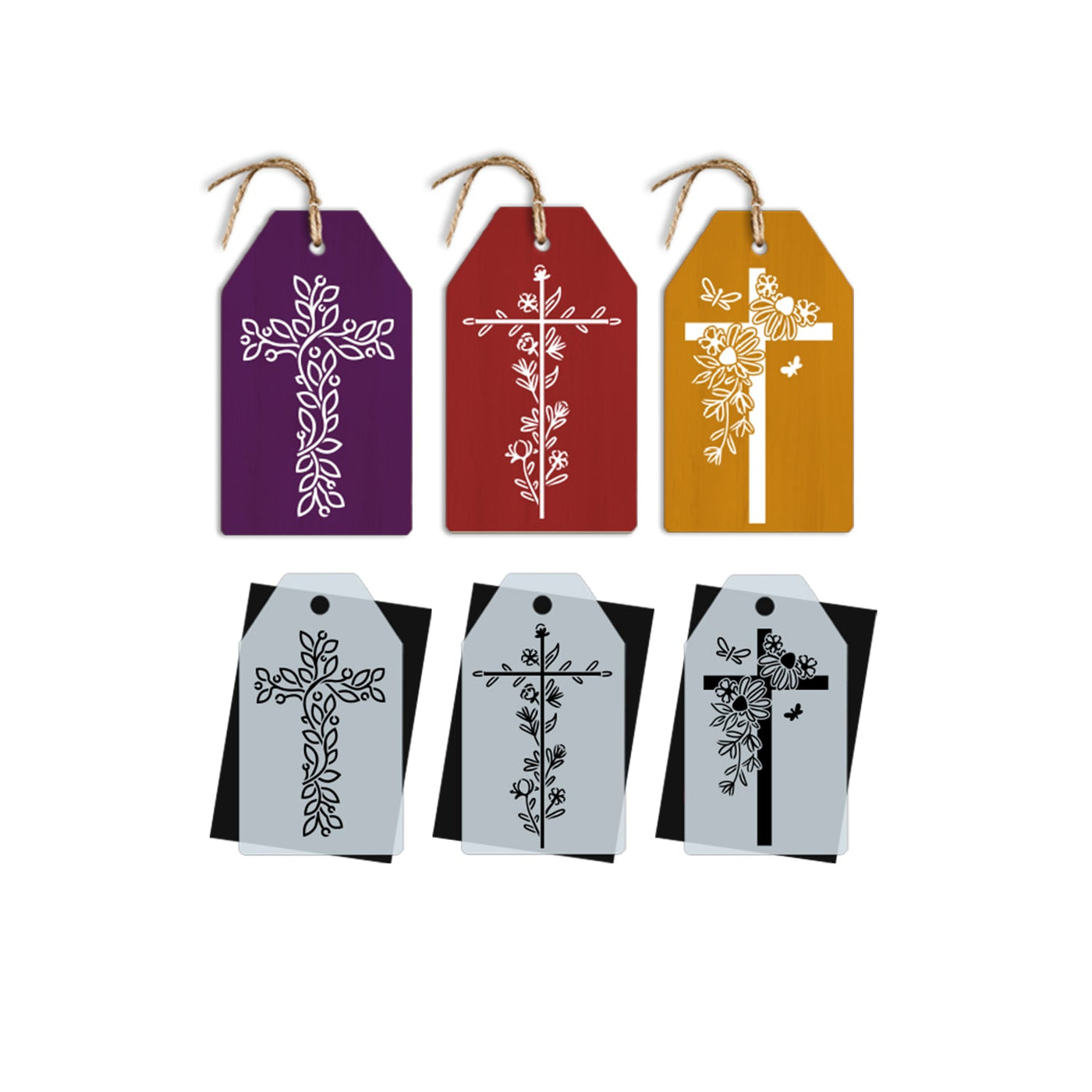 Mini Tag Stencils - Essential Stencil