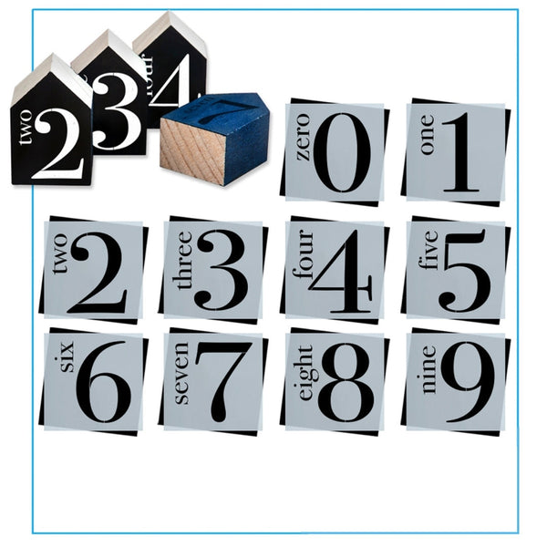 Numbers Collection - Essential Stencil