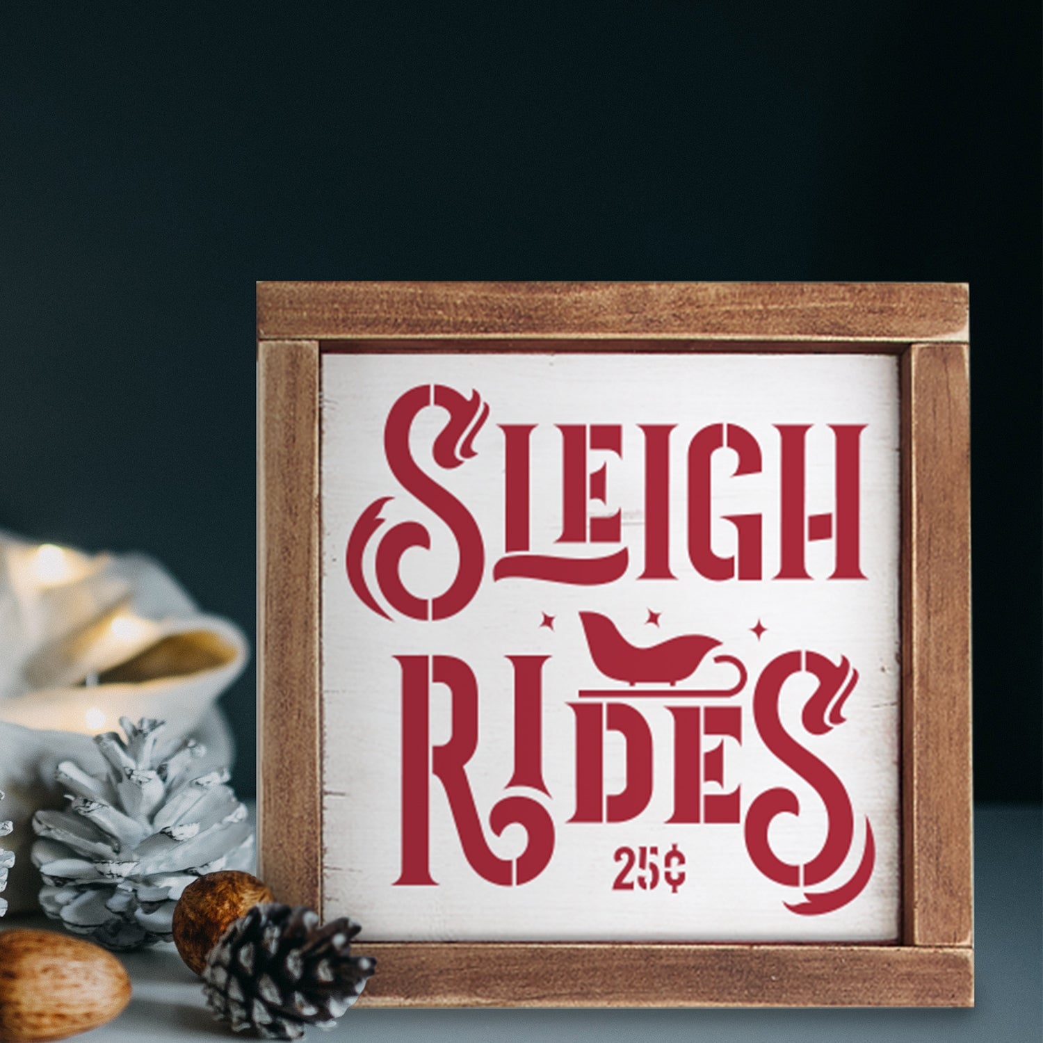 Santa Baby Mini Sign Stencils (6 Pack) - Essential Stencil